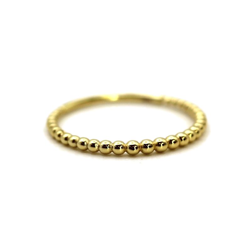 Soft Gradation Ball Yellow Gold Ring | VicStoneNYC Fine Jewelry | Wolf ...