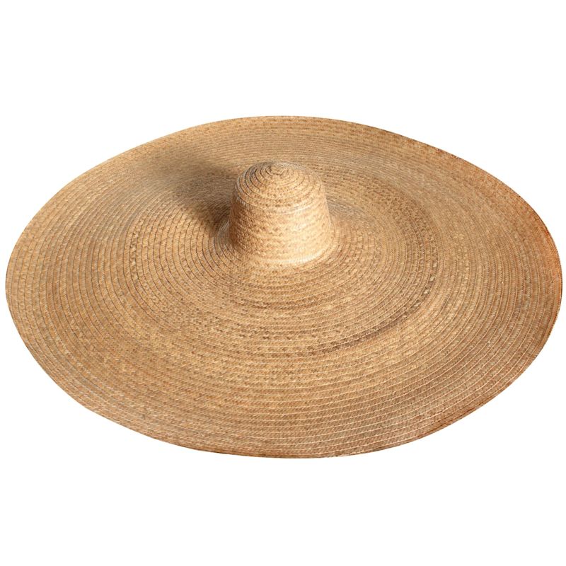 Solana Oversized Straw Hat In Toasted Beige | Brunna.Co | Wolf & Badger