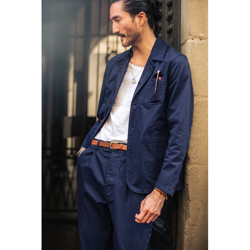 Hemingway Suit Jacket Midnight Blue | &SONS Trading Co | Wolf & Badger