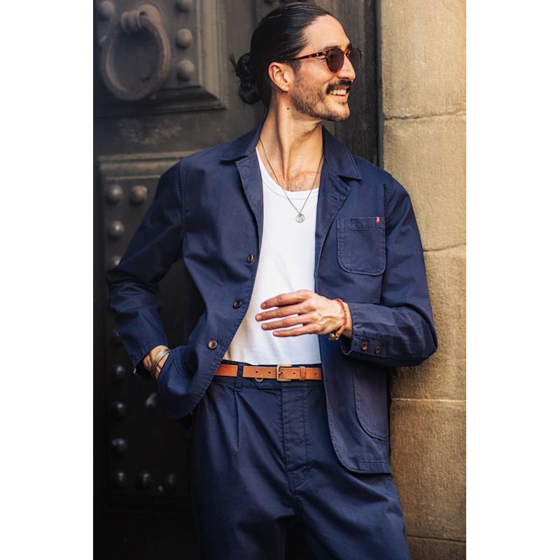 Hemingway Suit Jacket Midnight Blue | &SONS Trading Co | Wolf & Badger