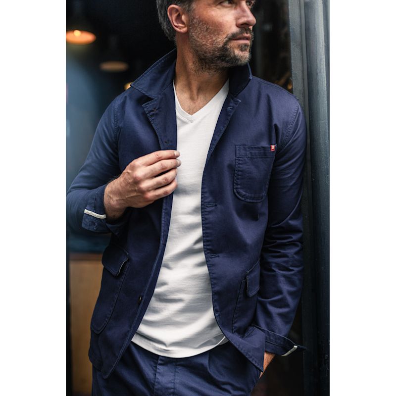 Hemingway Suit Jacket Midnight Blue | &SONS Trading Co | Wolf & Badger