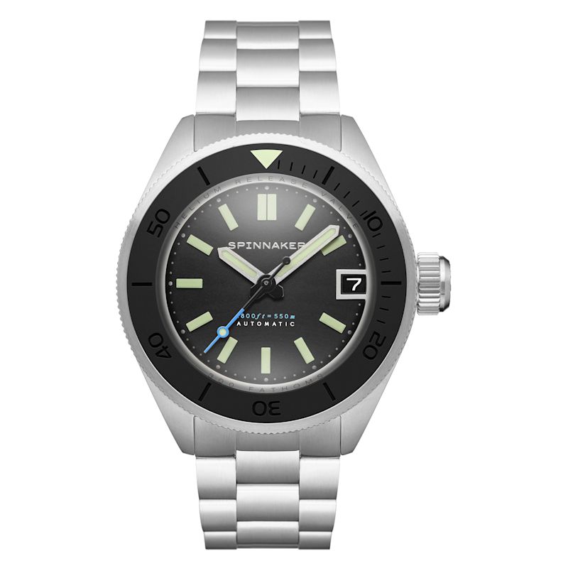 Spinnaker Piccard Men's Japanese Automatic Volcano Black Watch ...