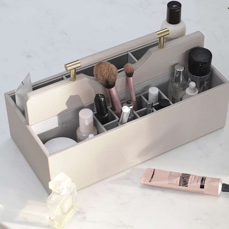 Stackers Supersize Taupe Cosmetic Tool Box | Stackers | Wolf & Badger