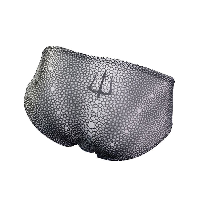 Super Jon Racing Brief - Stingray Black & White | US Merman | Wolf & Badger