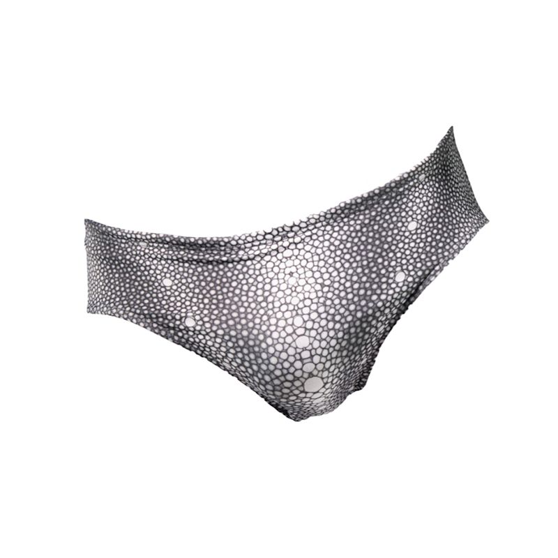 Super Jon Racing Brief - Stingray Black & White | US Merman | Wolf & Badger