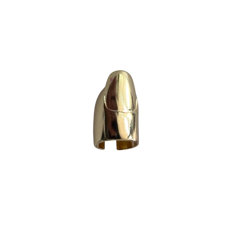 Gold Finger With Nail Accessory | London Atelier Byproduct | Wolf & Badger