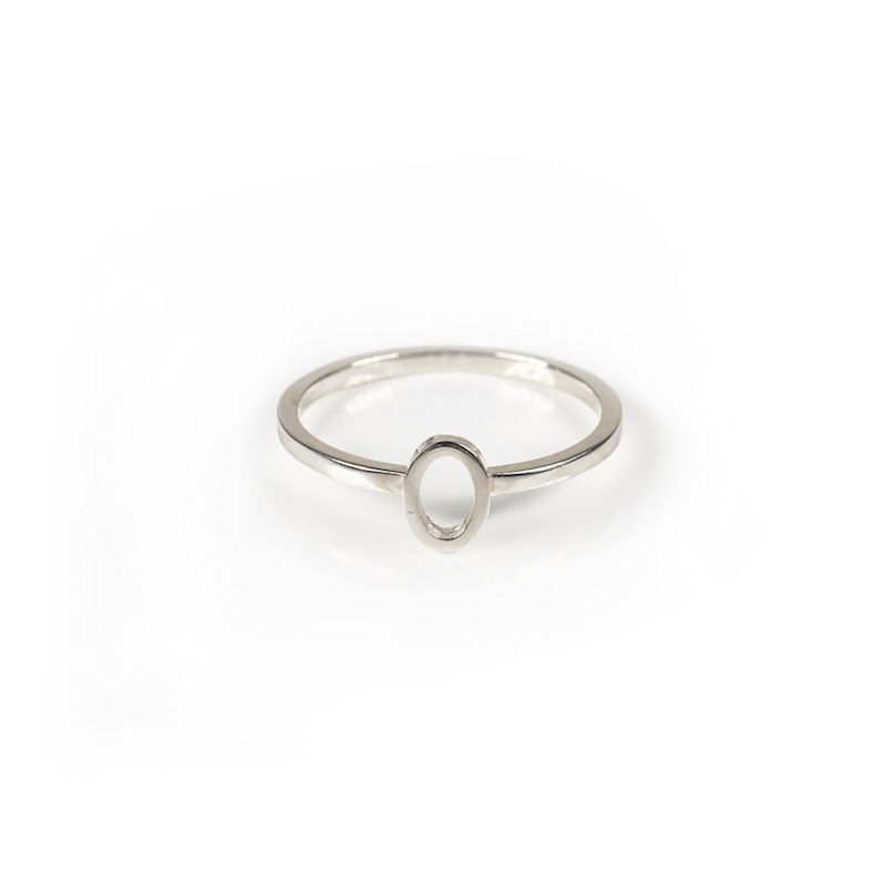 Alphabet Stacker Ring - Silver | Toolally | Wolf & Badger