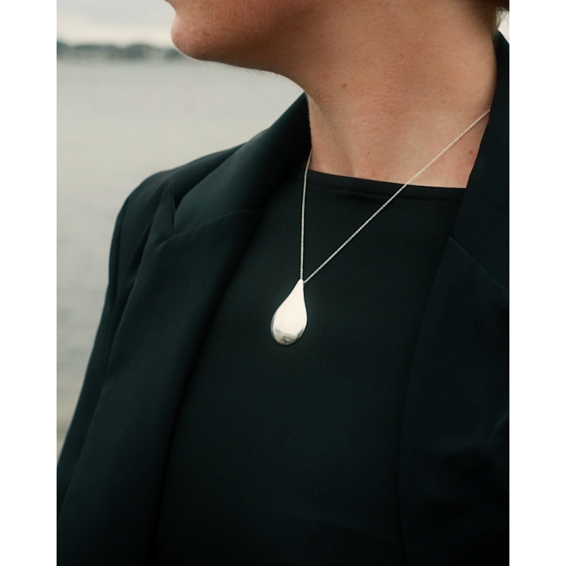 Tear Of Freya Necklace - Sterling Silver Mid | Freya & Thor of Sweden ...