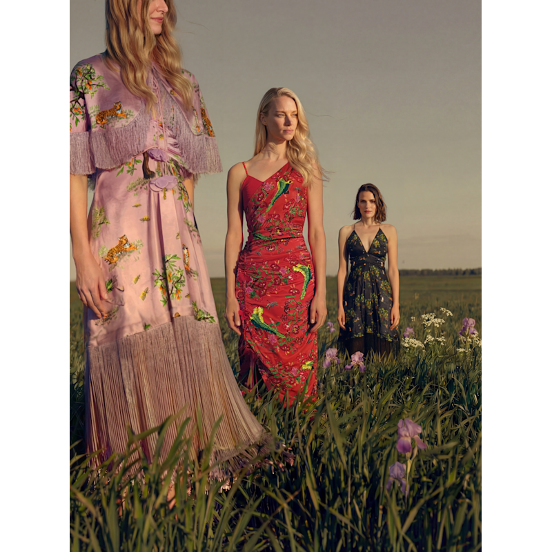 The Maya One-Shoulder Dress - Without Embroidery | Ashaki | Wolf & Badger