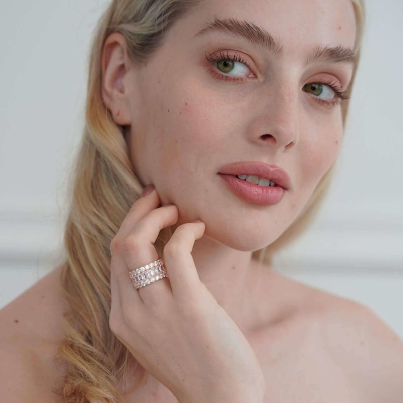 The Sephora Premium Zirconia Ring In Sterling Silver, Rose Gold ...