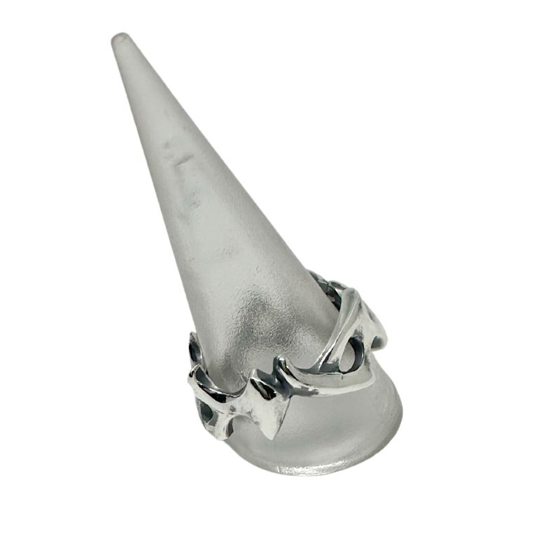 Men’s Spike Ring – Sterling Silver, Lost Wax Carving | Tg-Jewellery By ...