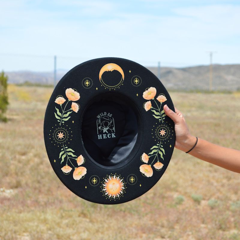 The Stevie Black Rancher Cosmo Hat | Wild As Heck | Wolf & Badger