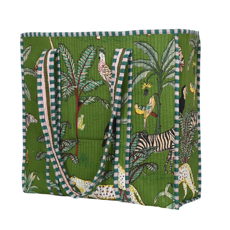 The Ultimate Jungle Tote In Khaki | Conscious Yoga Collective | Wolf ...
