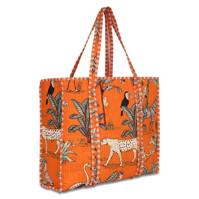 The Ultimate Jungle Tote In Orange | Conscious Yoga Collective | Wolf ...