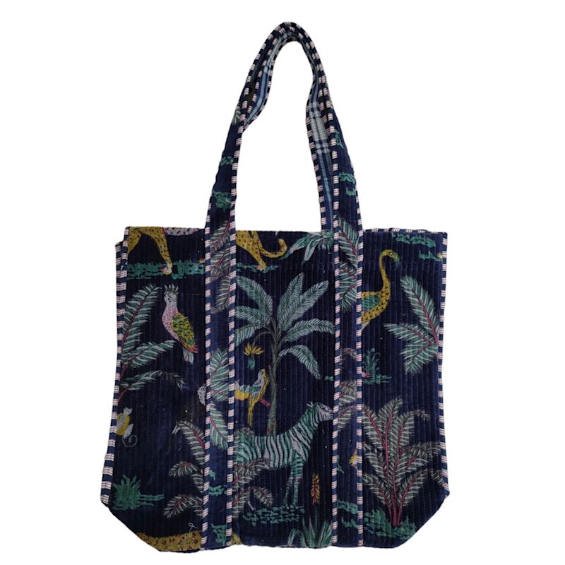 The Ultimate Velvet Jungle Tote In Red | Conscious Yoga Collective ...