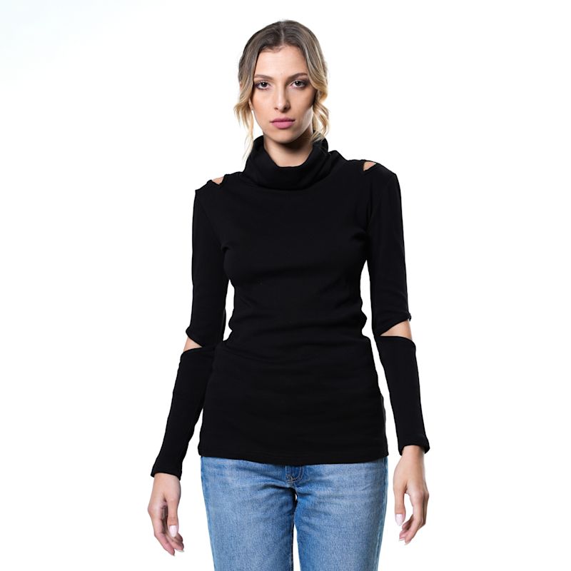 Turtle Neck Casual Top | Metamorphoza | Wolf & Badger