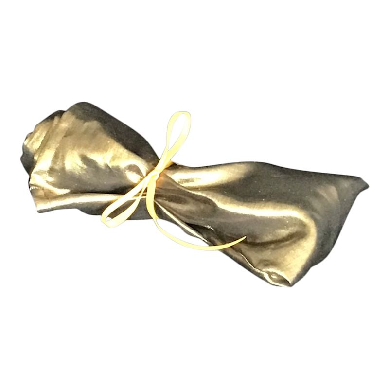 Twisturban Turban In Gold Metallic Linen | Romer Millinery | Wolf & Badger