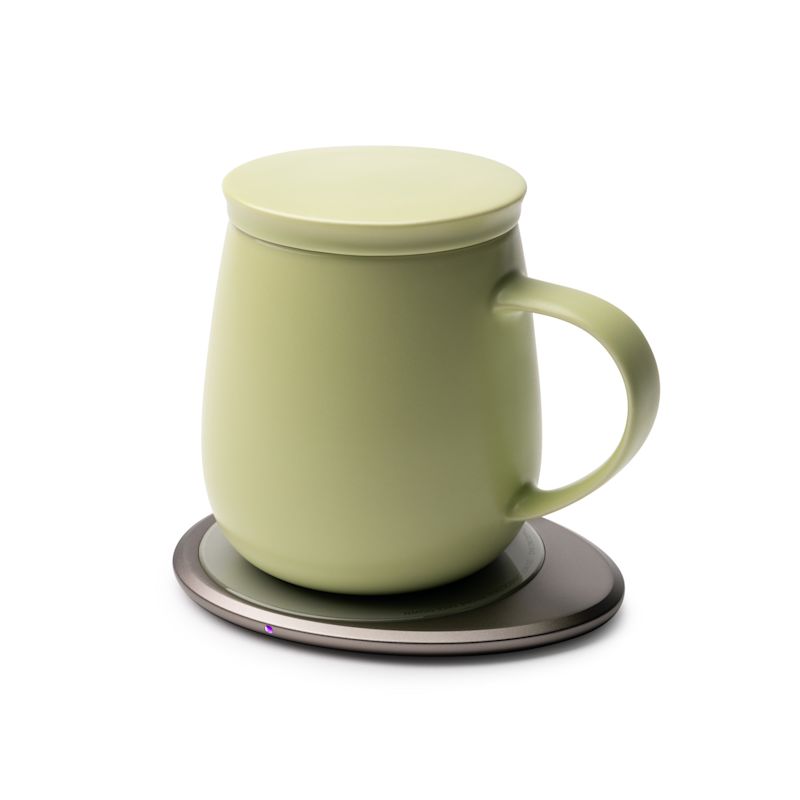 Ui Ceramic Self-Heating Mug - Verde Green | OHOM | Wolf & Badger