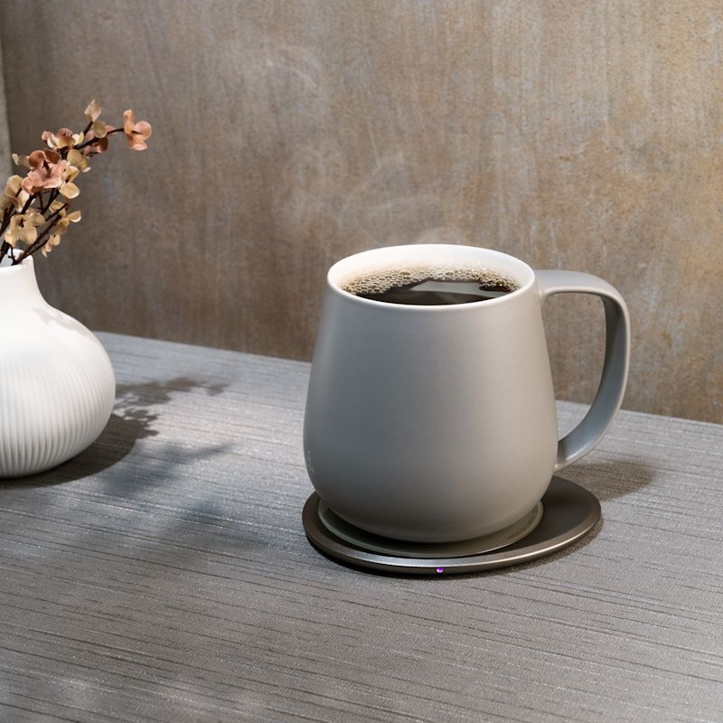 Ui Plus - Self Heating Mug Set - Soft Grey | OHOM | Wolf & Badger