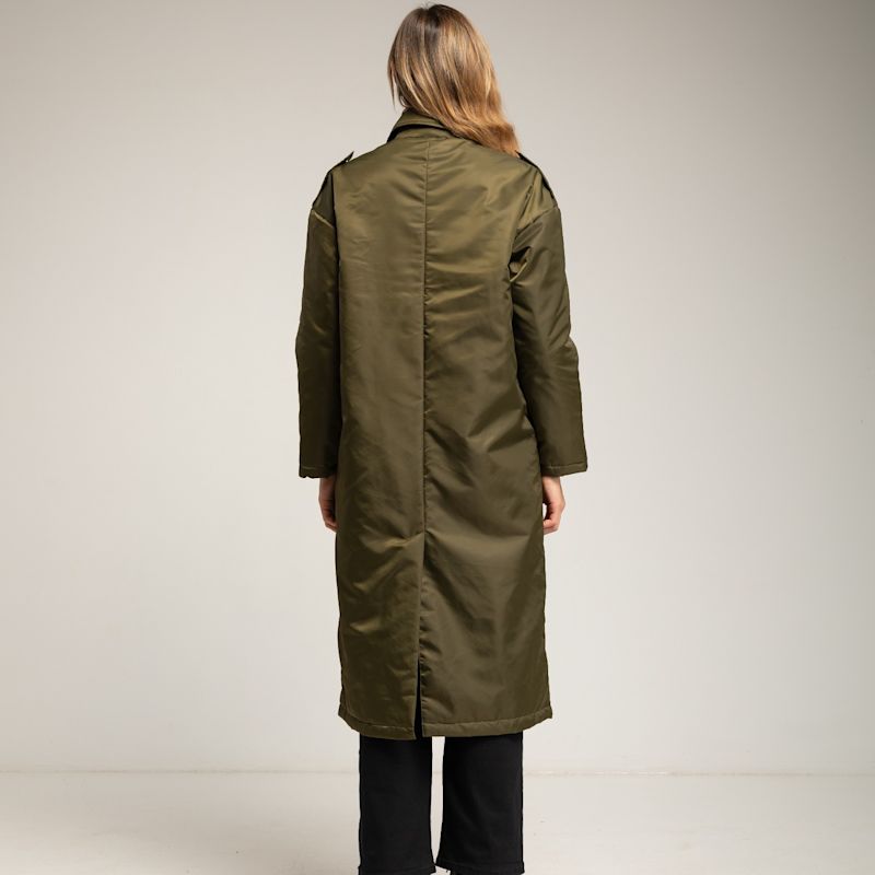 Waterproof Coat With Side Zipper Closure And Collar | TANTRA SPAIN SL ...