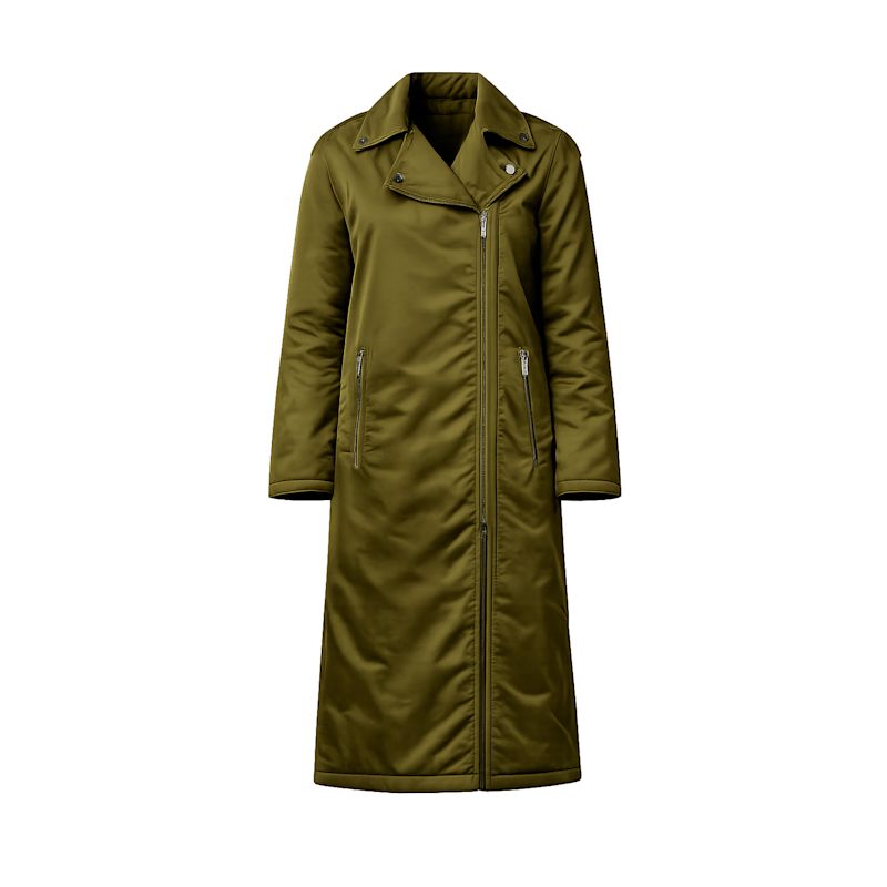 Waterproof Coat With Side Zipper Closure And Collar | TANTRA SPAIN SL ...