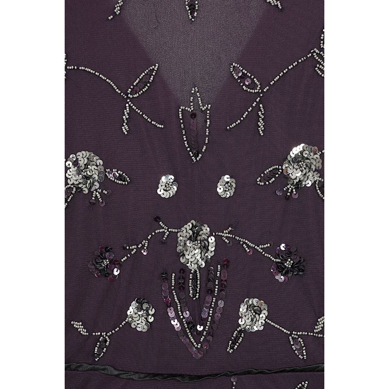 Willow Purple Embellished Maxi Dress | Frock and Frill | Wolf & Badger