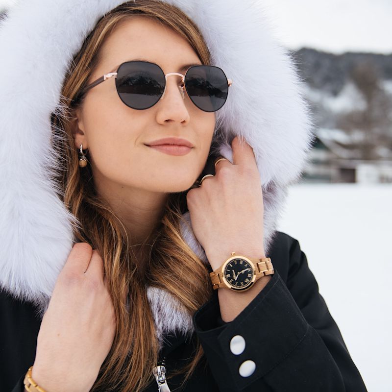 Wine Princess Noir Wine Barrel Watch | Waidzeit | Wolf & Badger