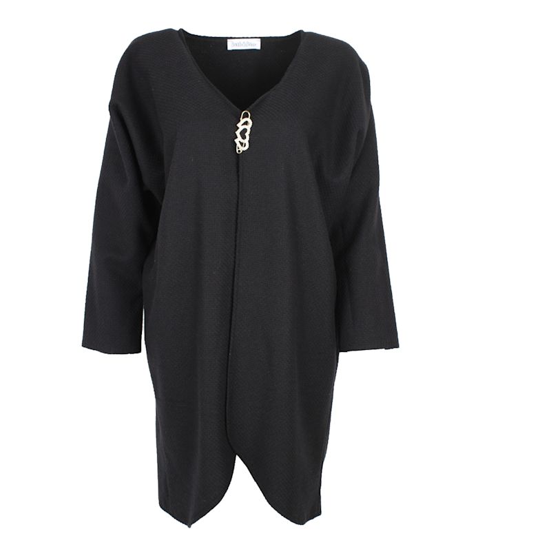 Wooly Jacket With Shiny Hook Closure | Kith&Kin | Wolf & Badger