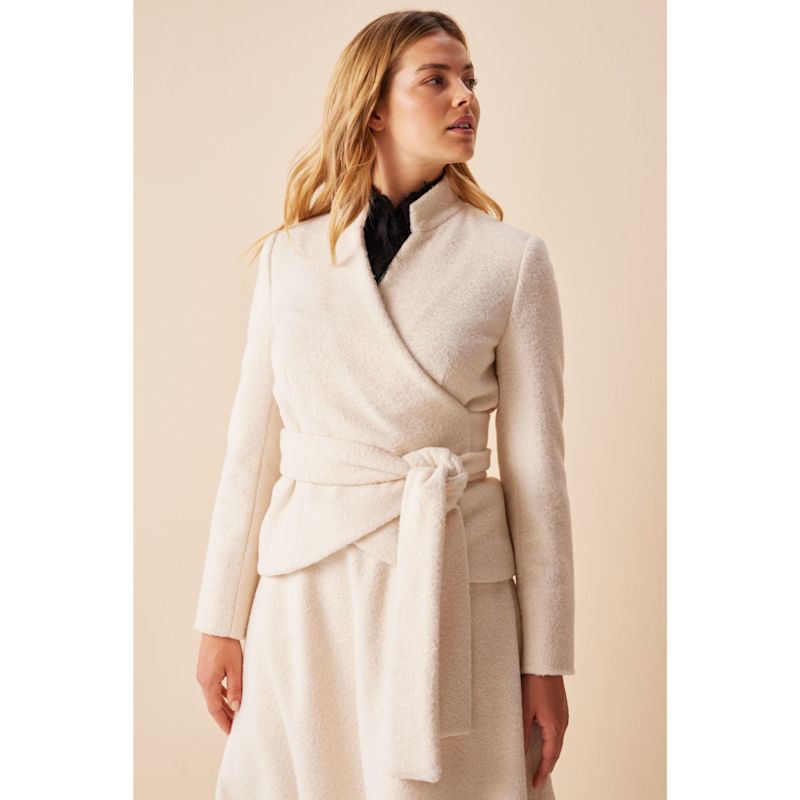 Wrap Jacket Creme | Marianna Déri | Wolf & Badger
