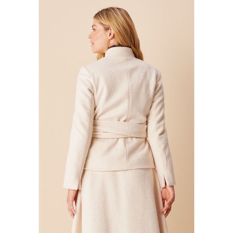 Wrap Jacket Creme | Marianna Déri | Wolf & Badger