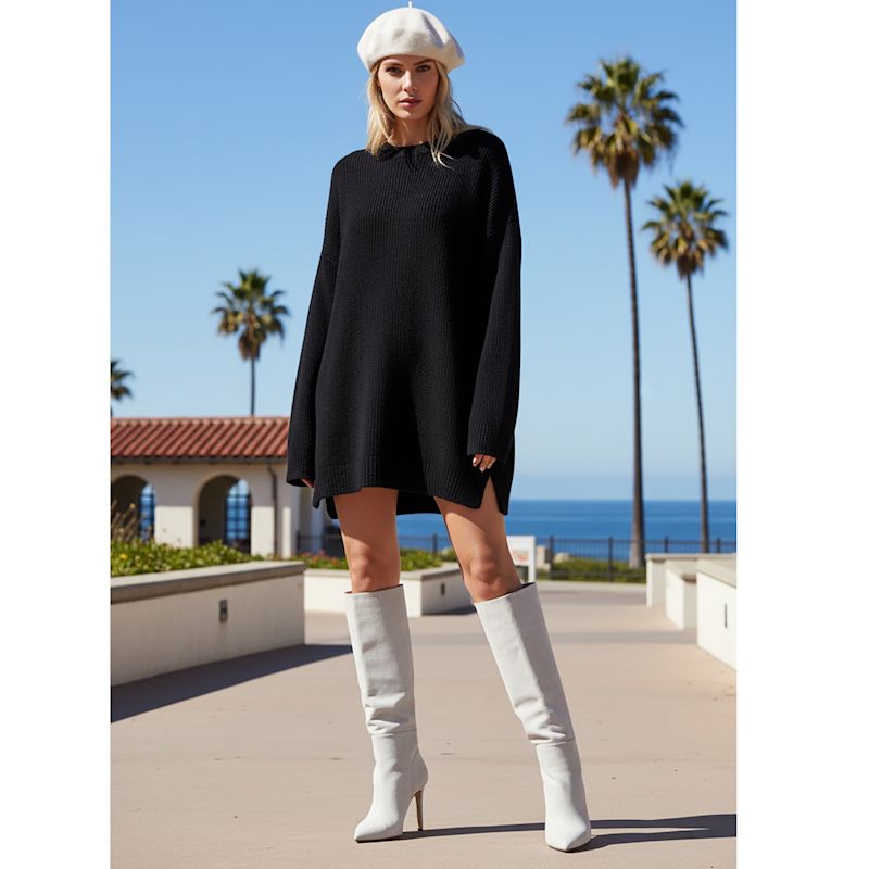 Yara Off-White Tall High Heels Suede Boot | Beautiisoles by Robyn ...