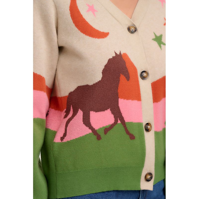 Adrian Cardigan Oatmeal, Desert Cowgirl | Sugarhill Brighton | Wolf ...