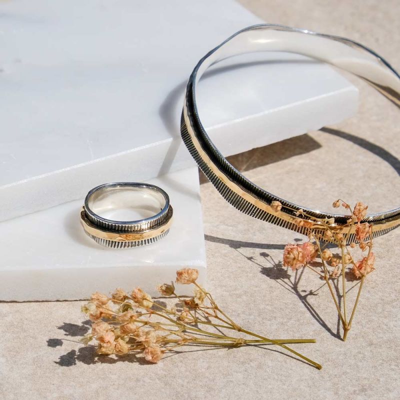 Let It Flow Silver Spinning Ring | Charlotte's Web Jewellery | Wolf ...