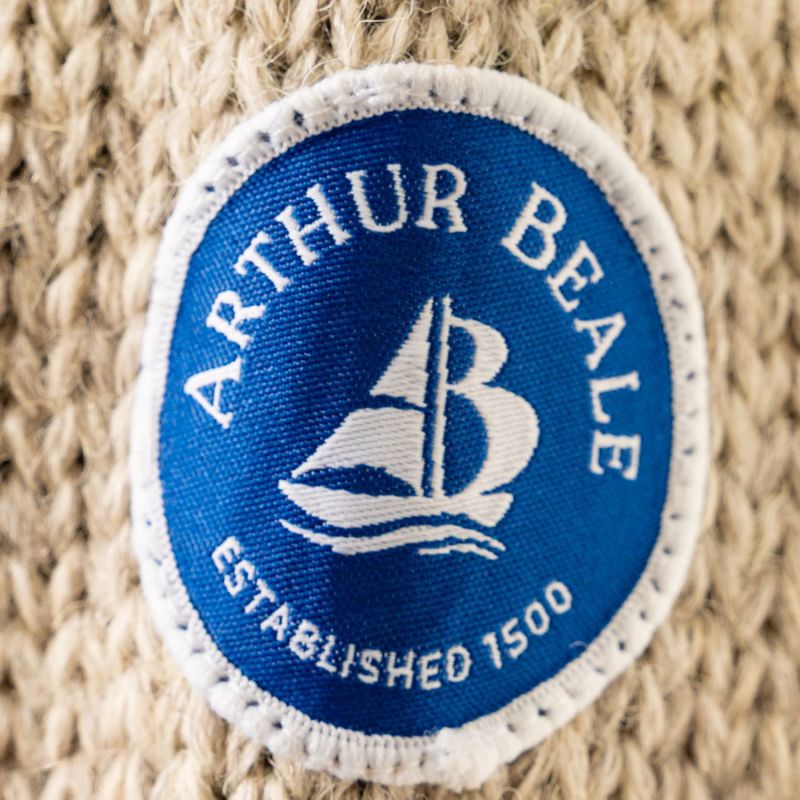 Arthur Beale Oiled Wool Beerenberg Pullover - Light Welsh Grey | Arthur ...
