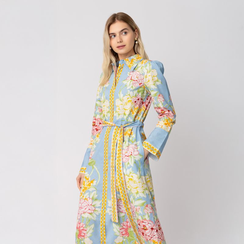Ava Blue Dress | Raishma | Wolf & Badger