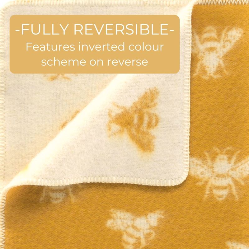 Bee Small Wool Blanket | J.J.Textile | Wolf & Badger