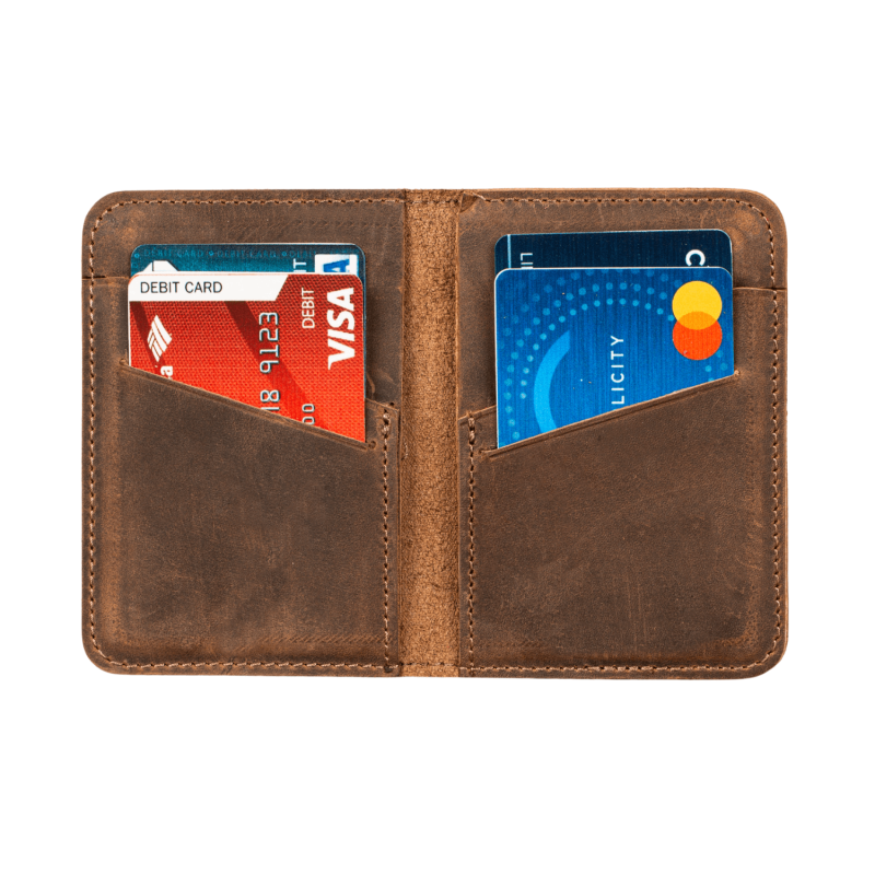 Classic Leather Cardholder Wallet - Earthy Brown - Berkeley | LEATHERE ...