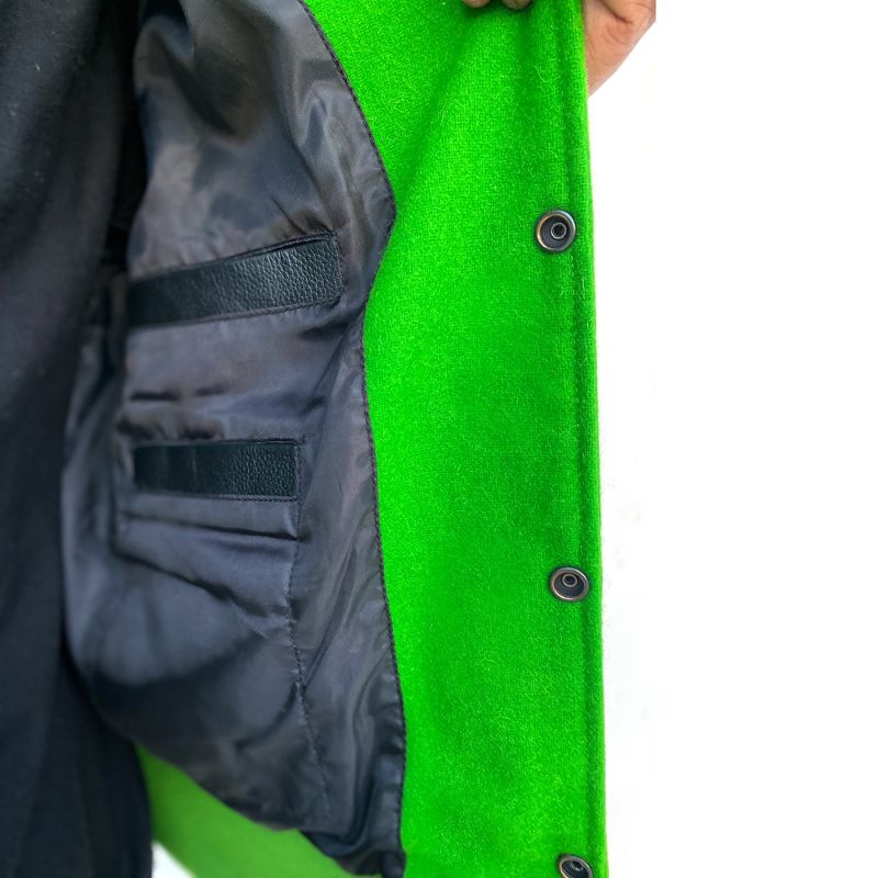 Green Varsity Jacket | COOL CREATIVE | Wolf & Badger
