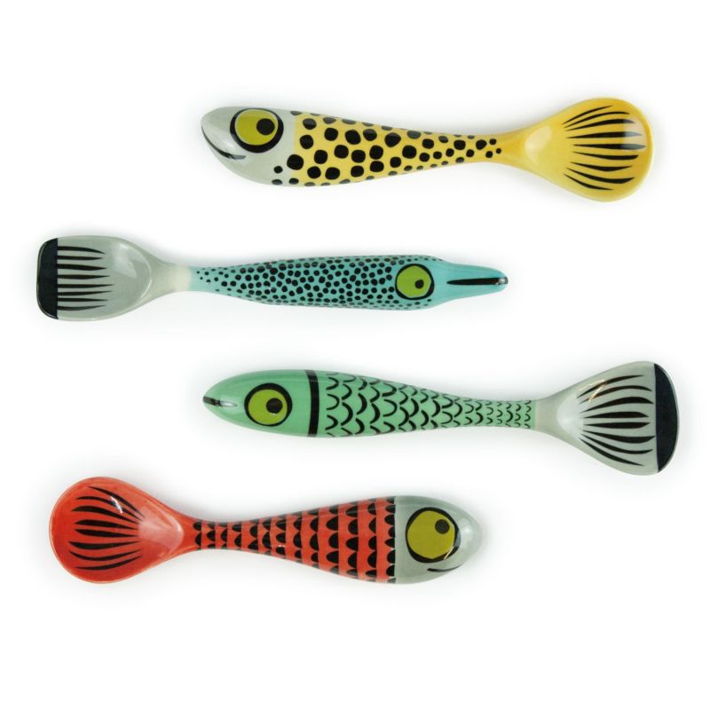 Ceramic Fish Spoons | Hannah Turner | Wolf & Badger
