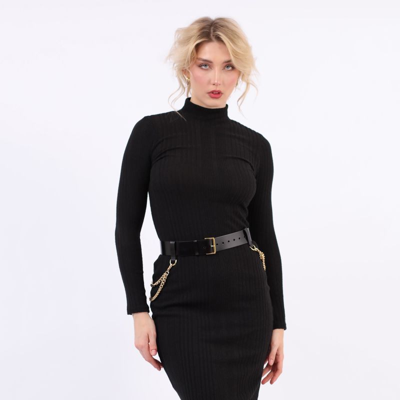 Double Chain Leather Belt | Haute Cuir | Wolf & Badger