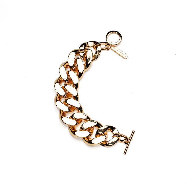 The Boss Chain Bracelet - Gold | BYSARACHRISTIE | Wolf & Badger