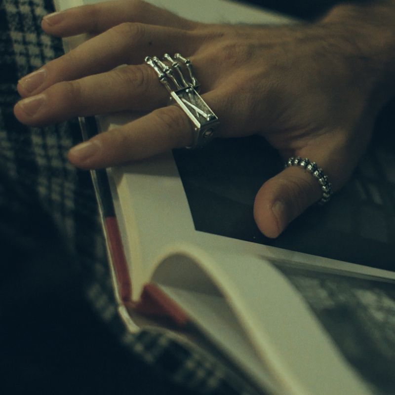 Endless Skull Ring - Sterling Silver | Bad Without Reason | Wolf & Badger