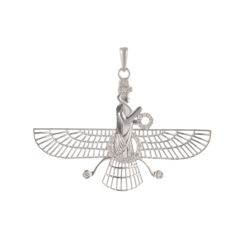 Wings Of An Angel Silver & Diamonds For Men | Kaizarin | Wolf & Badger
