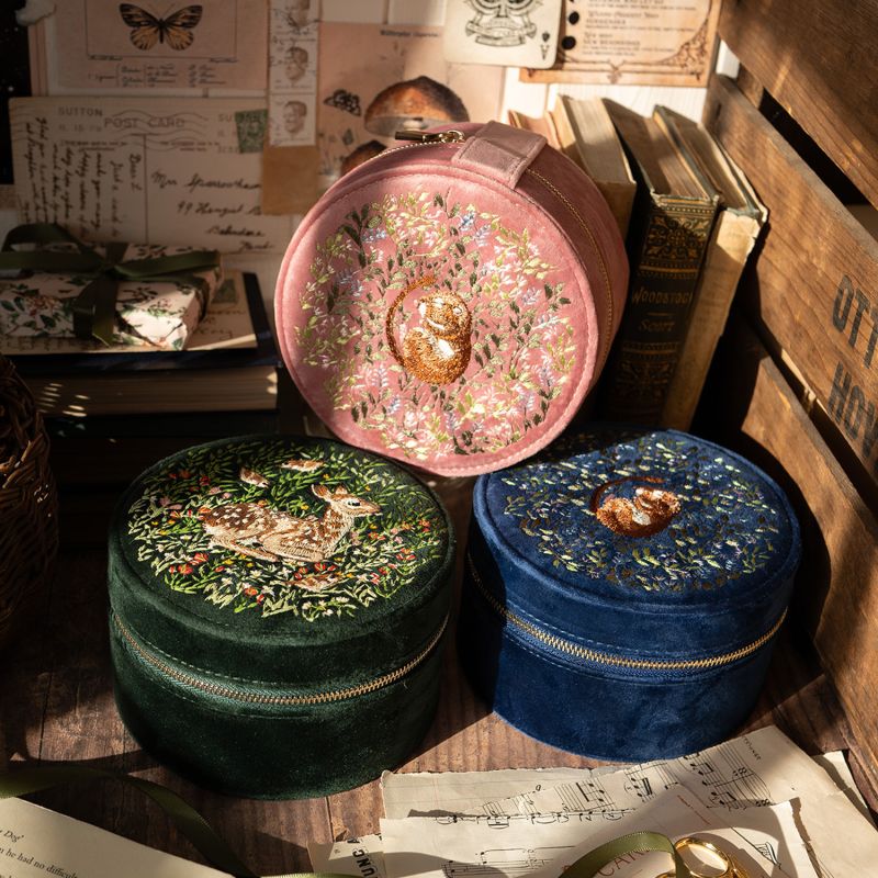 Chloe Dormouse Jewelry Box Pink | Fable England | Wolf & Badger