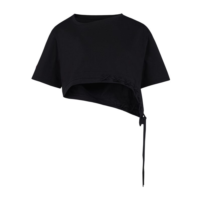 Free Heaven Crop String Tshirt - Jet Black | PCFG | Wolf & Badger