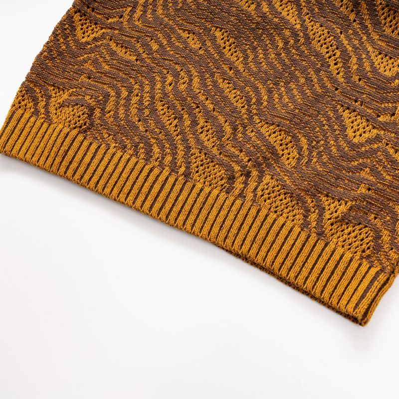 Fully Fashioning | Brie Amber Knit Vest | Fully Fashioning | Wolf & Badger