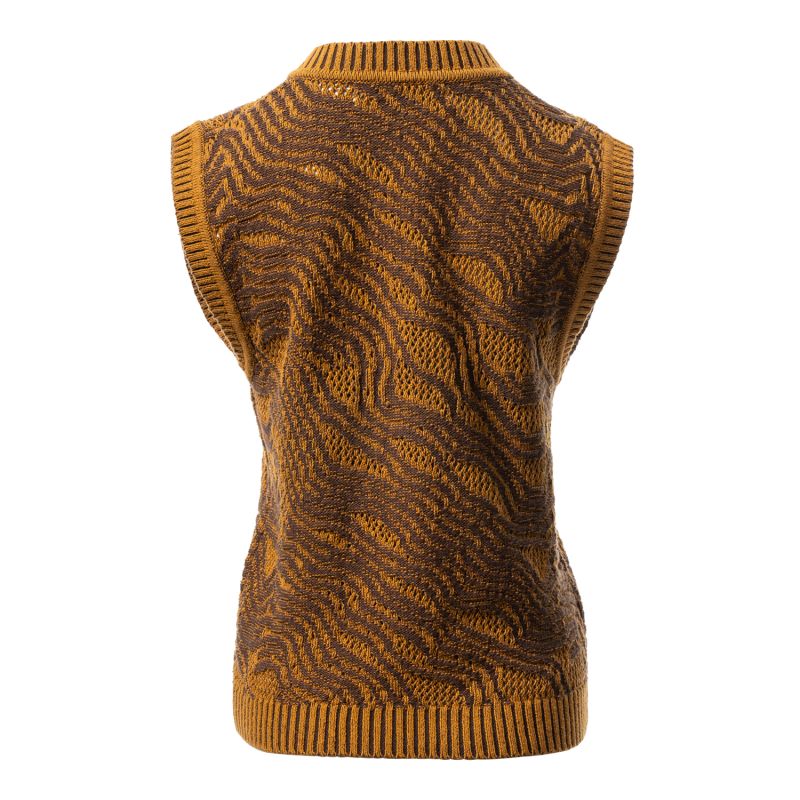 Fully Fashioning | Brie Amber Knit Vest | Fully Fashioning | Wolf & Badger