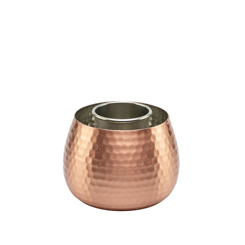 Handcrafted Hammered Copper Ice Holder | ANATOLIACRAFT | Wolf & Badger