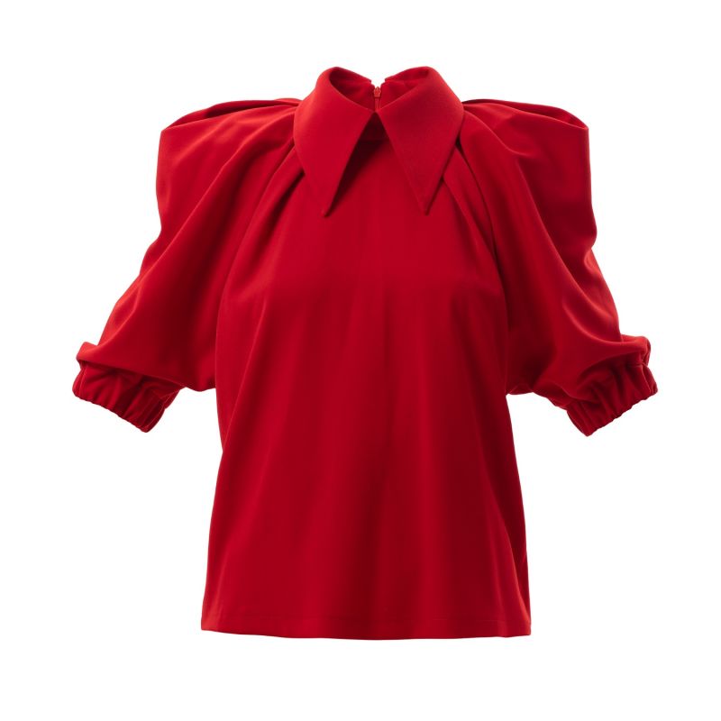 Designer Red Blouse | Julia Allert | Wolf & Badger