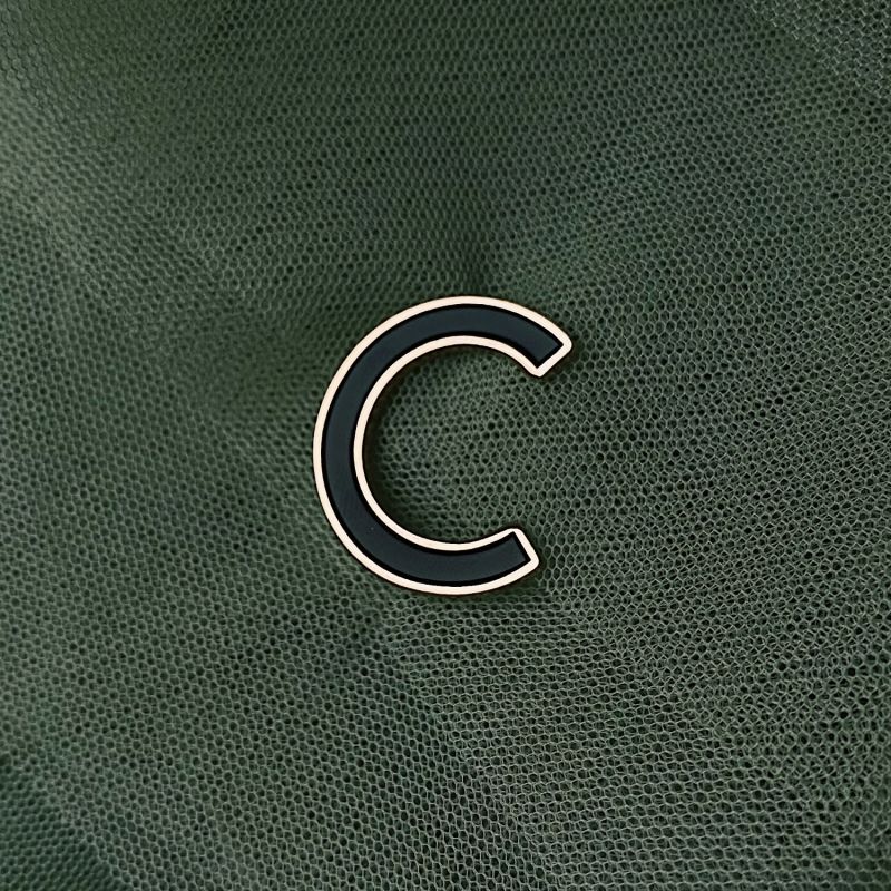 Enamel Letter C Pin | Make Heads Turn | Wolf & Badger